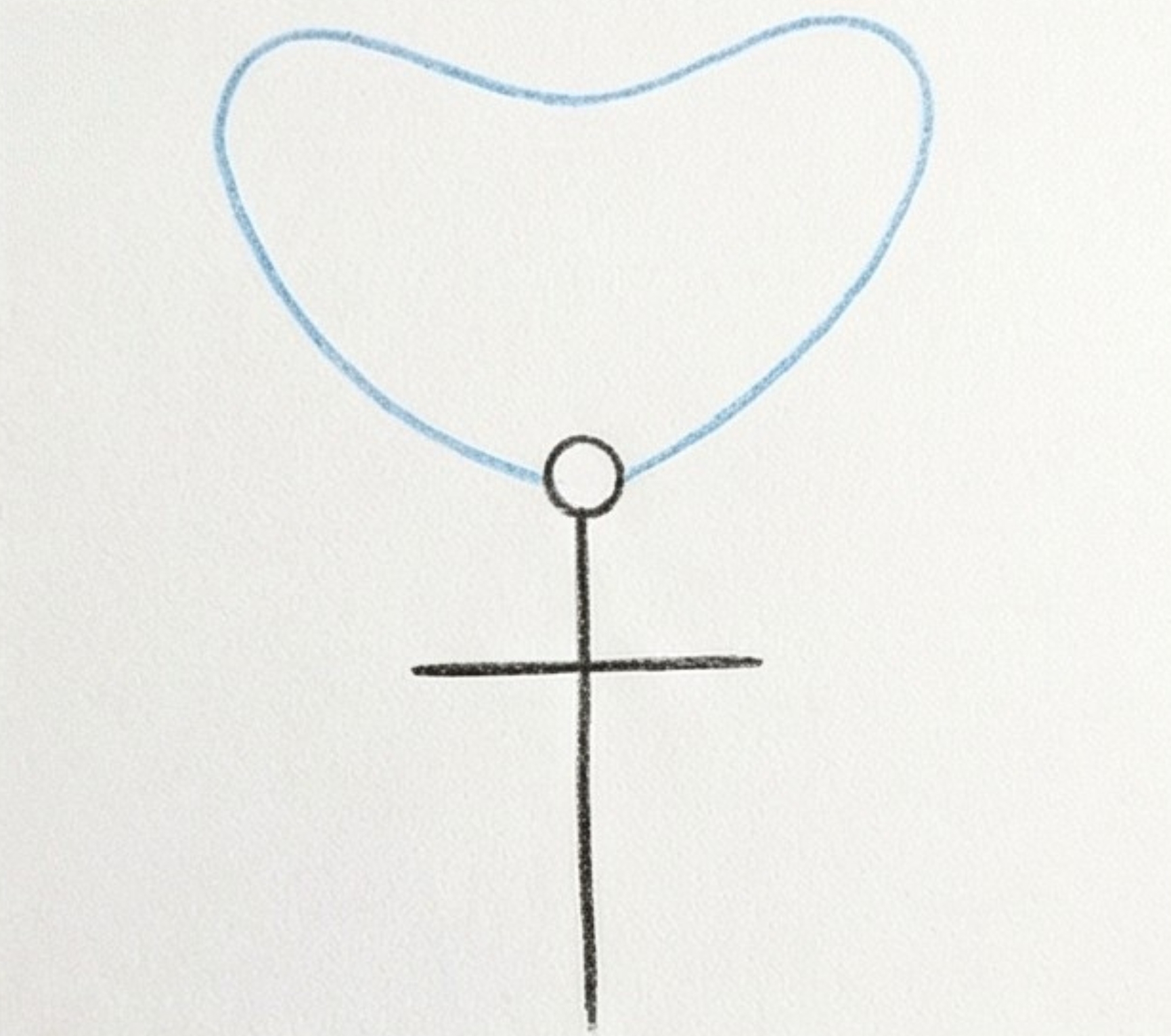 How to Draw a Cross Necklace: A Bold Pop Art Jewelry Sketch Tutorial